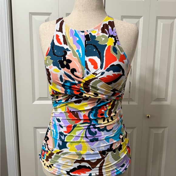 Anne Cole | Swim | Nwt Anne Cole Multicolor Floral Tankini Top Multi ...